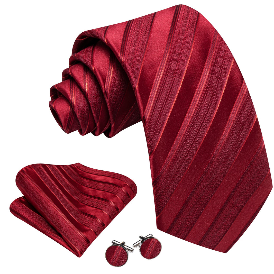 Bright Red Neckties – Paisley, Floral&Solid Dress Ties – Barry. Wang